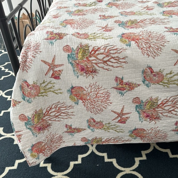 unbranded | Bedding | Beach House Quilted Bedspread Comforter Striped ...